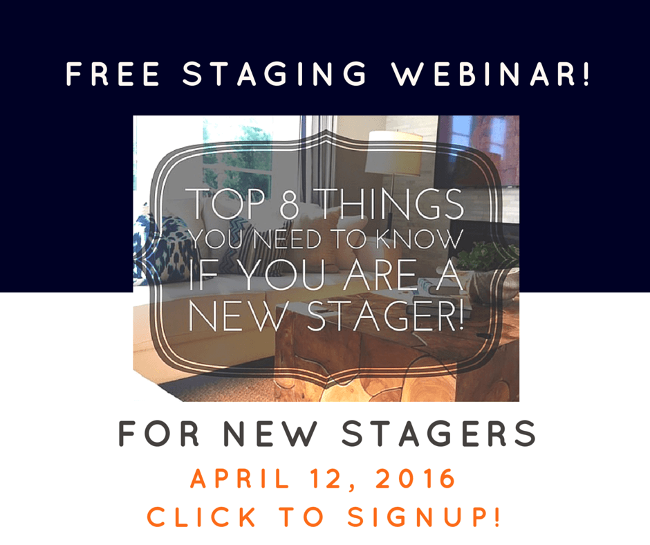 Free Staging Training for New Home Stagers